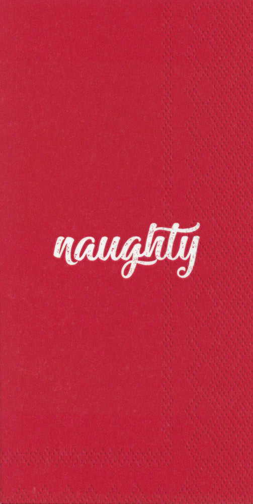 Naughty & Nice Guest Towels - Spoiled Rotten