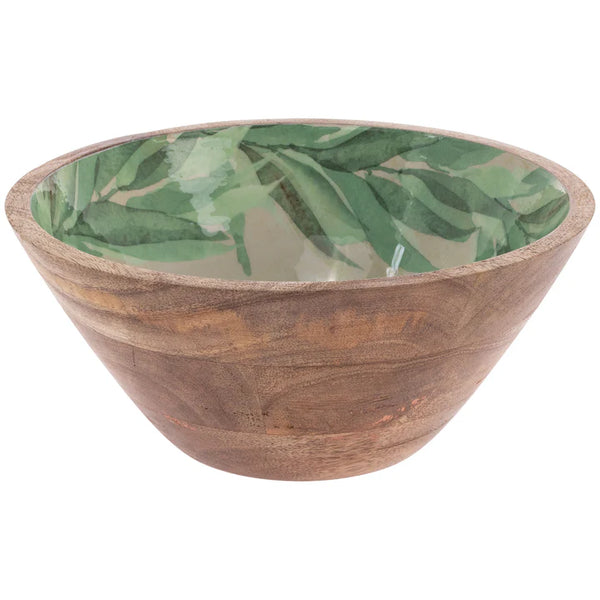 Leaf and Stem Mango Wood Bowl - Spoiled Rotten